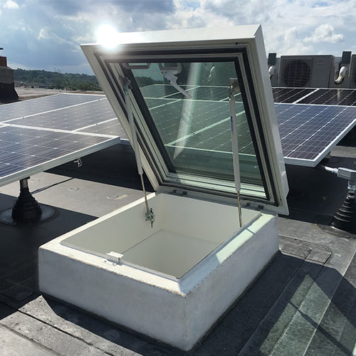 Lamilux FE Exit Hatch - triple pane, insulated curb roof access - high ...