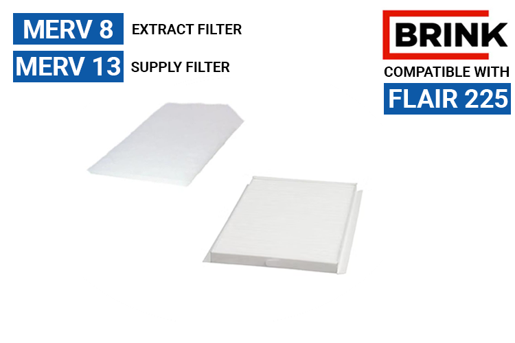 BRINK FLAIR FILTER SET (1x G4/MERV 8 and 1x F7/MERV13) – 475 High ...