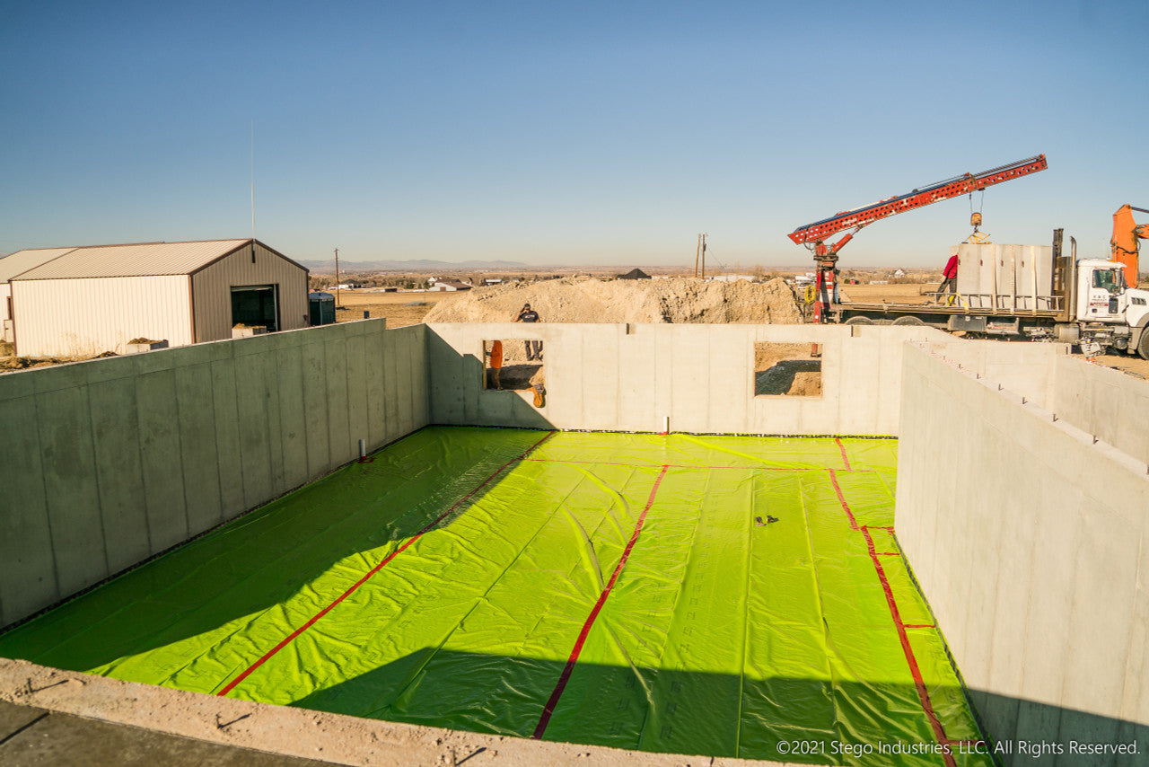 stego concrete slab vapor barrier – 475 High Performance Building Supply